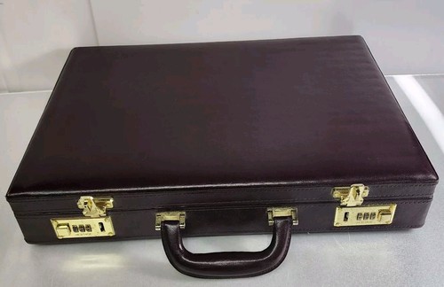Heritage Geniune Leather Expandable Briefcases Office Bag with ...