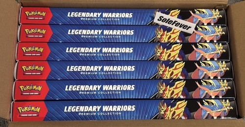 New Pokémon TCG Legendary Warriors Premium Collection Case Box Lot of 6 ...
