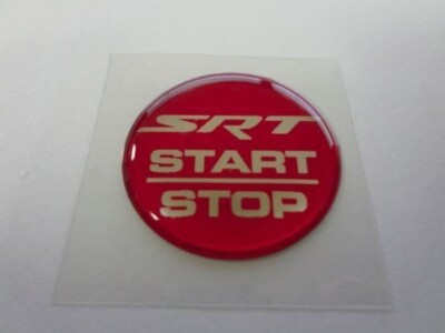Challenger Keyless Go Starter Push Start Button Emblem Decal SRT Start ...