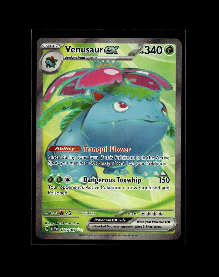 Bulbasaur Ivysaur Venusaur Pokemon Card! Holo/Reverse Holo EX VMAX Rare ...