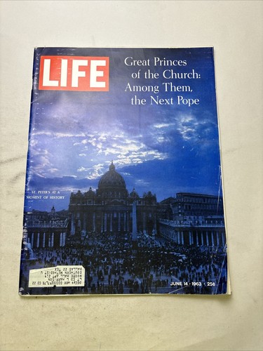 LIFE Magazine June 14 1963 Death of Pope John XXIII Romy Schneider ...