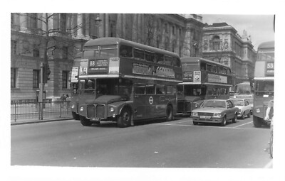 Vintage Photograph Double Decker Bus - Route 88 Mitcham London (Z1 ...