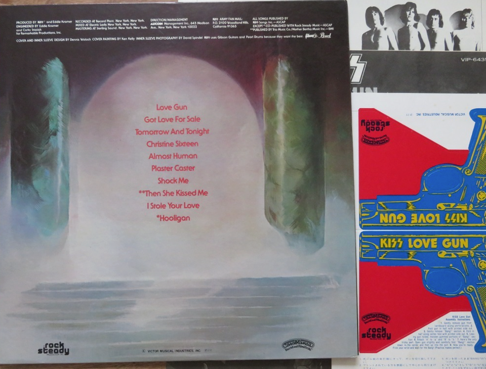 KISS / LOVE GUN JAPAN ISSUE LP W/OBI, Love Gun VIP-6435 | eBay