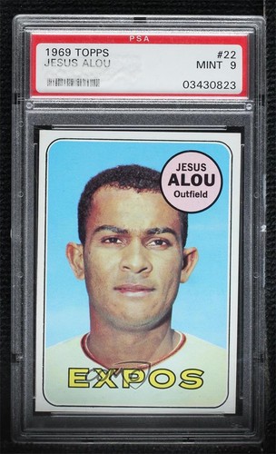 1969 Topps Jesus Alou #22 PSA 9 MINT | eBay