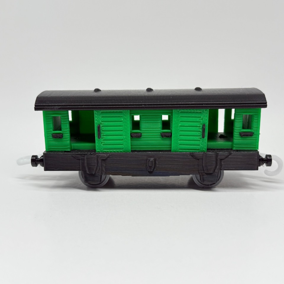 Trackmaster Plarail 2 Mail Trains Custom Made for Thomas & Friends Red ...