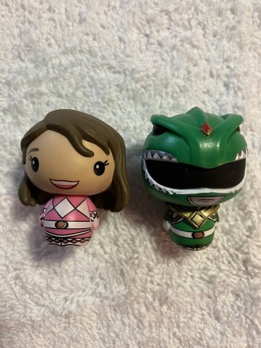 Funko Pint Size Heroes Lot Mighty Morphin Green Power Ranger & Unmasked ...