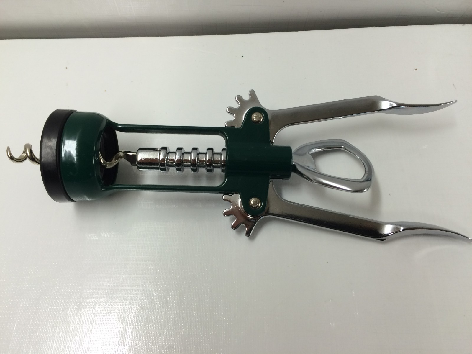 5 Corkscrew Wing Open Spiral Worm Chrome Plated Enameled Body Dark ...