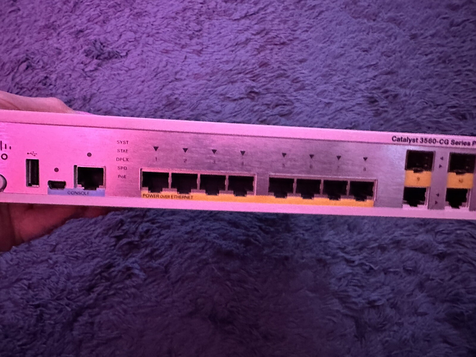 Cisco WS-C3560C-8PC-S 3560C Switch 8 FE Poe 2 X Dual UPLINK IP Base for ...