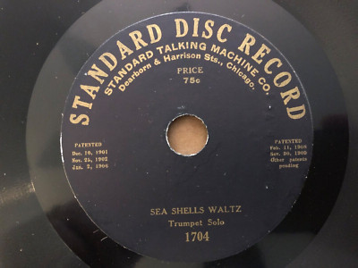 STANDARD DISC Record 78 rpm 1704 Sea Shell Waltz / ZULMA- Three Step ...