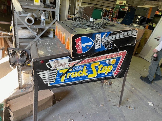 TRUCK STOP PINBALL MACHINE "AS IS" FOR "PARTS ONLY" | eBay