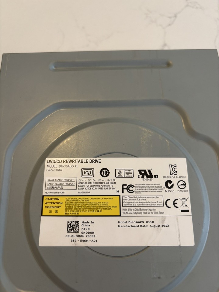 PLDS DH-16ACS Black SATA DVD CD Optical Drive 5.25" Internal Desktop ...