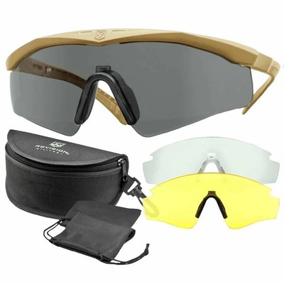 Revision Sawfly Ballistic Glasses 3 Lenses Small Regular Large UKSF ...