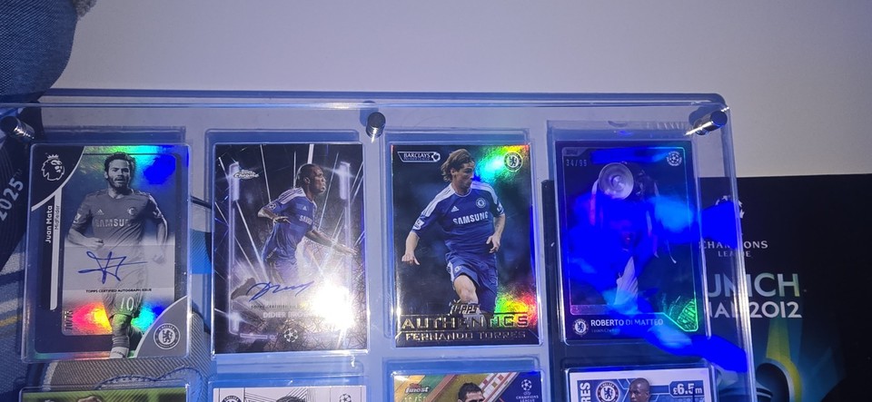 Chelsea Champions League Winners 2012 Autograph Card Collection Topps ...