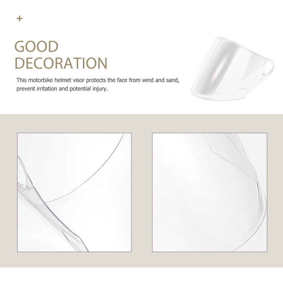 Motorbike Replaceable Visor Motorcycle Shield Motorbike Lens for | eBay ...