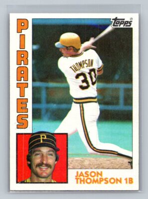 1984 Jason Thompson #355 Topps Pittsburgh Pirates 84-TBBC#12-13 | eBay