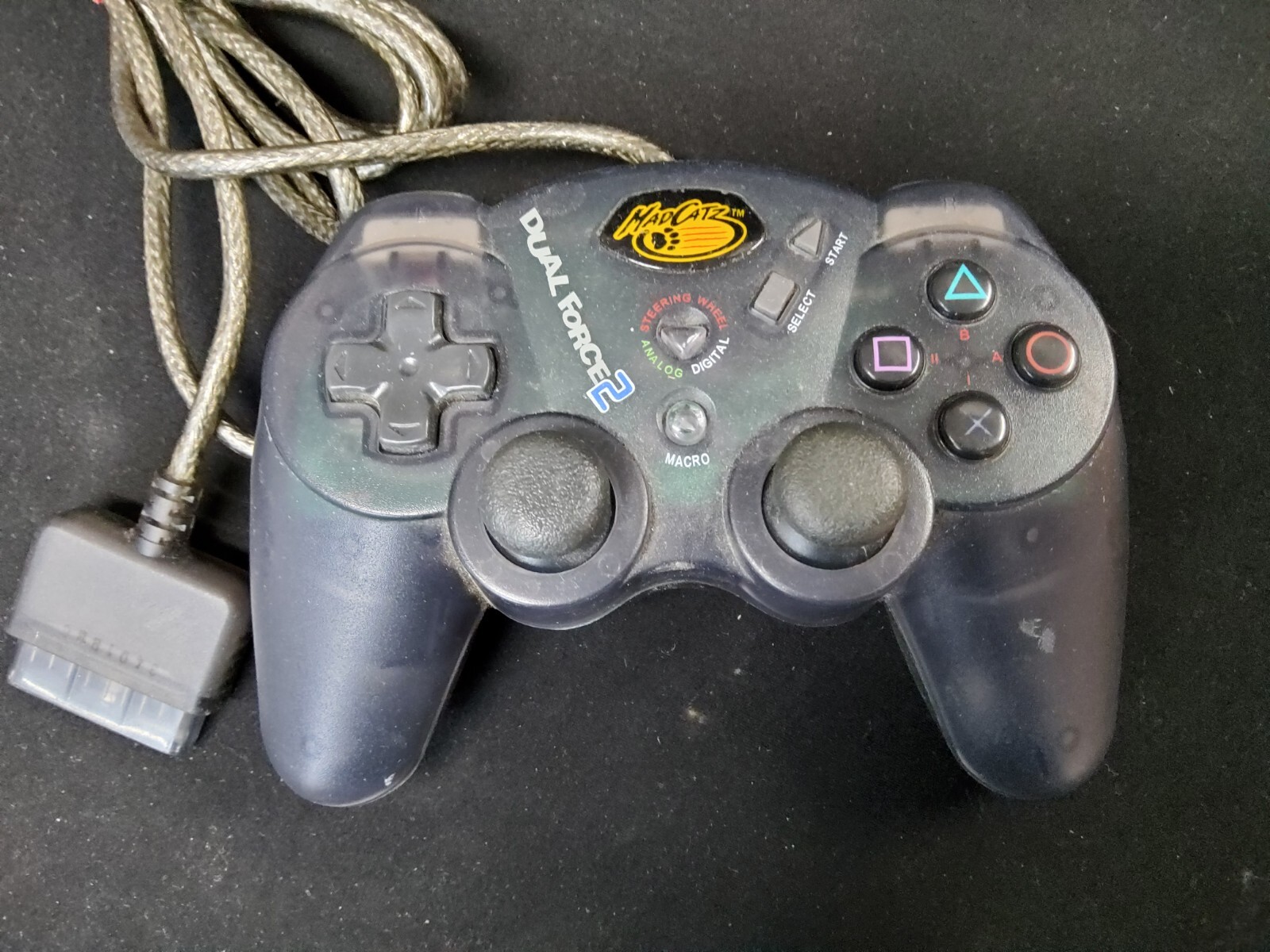 Playstation 2 PS2 Mad Catz Dual Force 2 Pro Wired Controller | eBay
