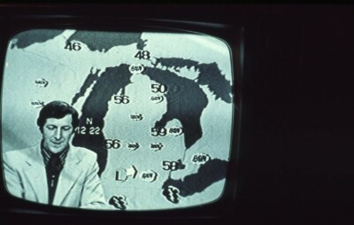 Television TV Weatherman Weather Man Map GRAND RAPIDS MI Orig 1973 ...