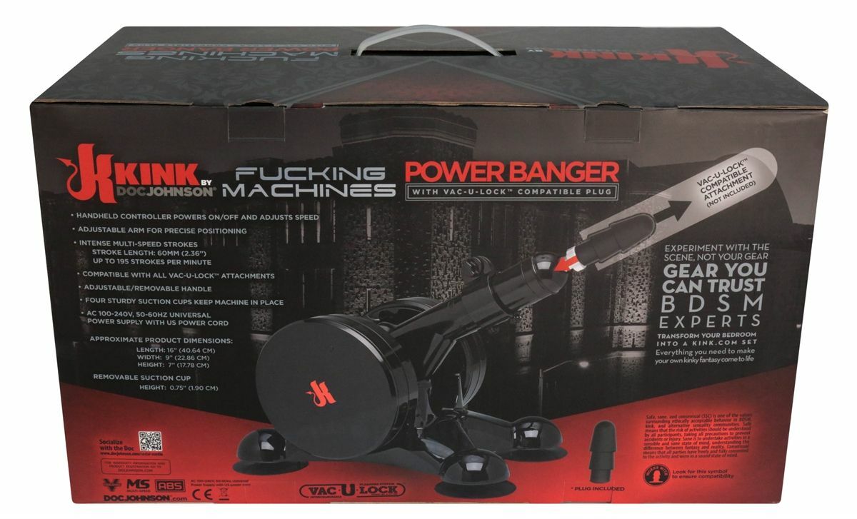 Kink Power Banger Sex Machine Multispeed Thruster - Doc Johnson ...