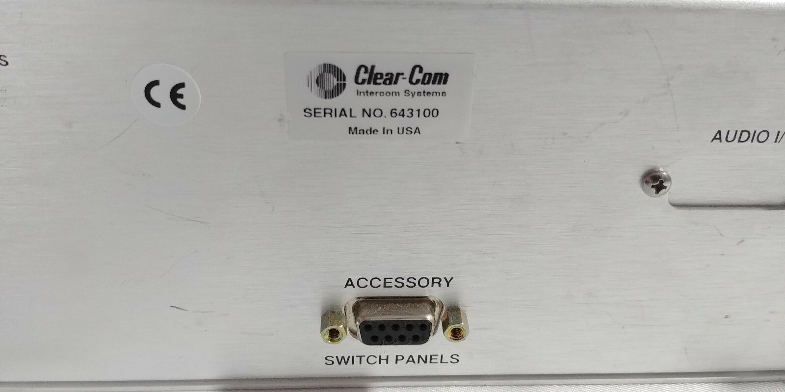 CLEAR-COM INTERCOM SYSTEMS ICS-2003 MATRIX PLUS III DISPLAY(FOR PARTS ...