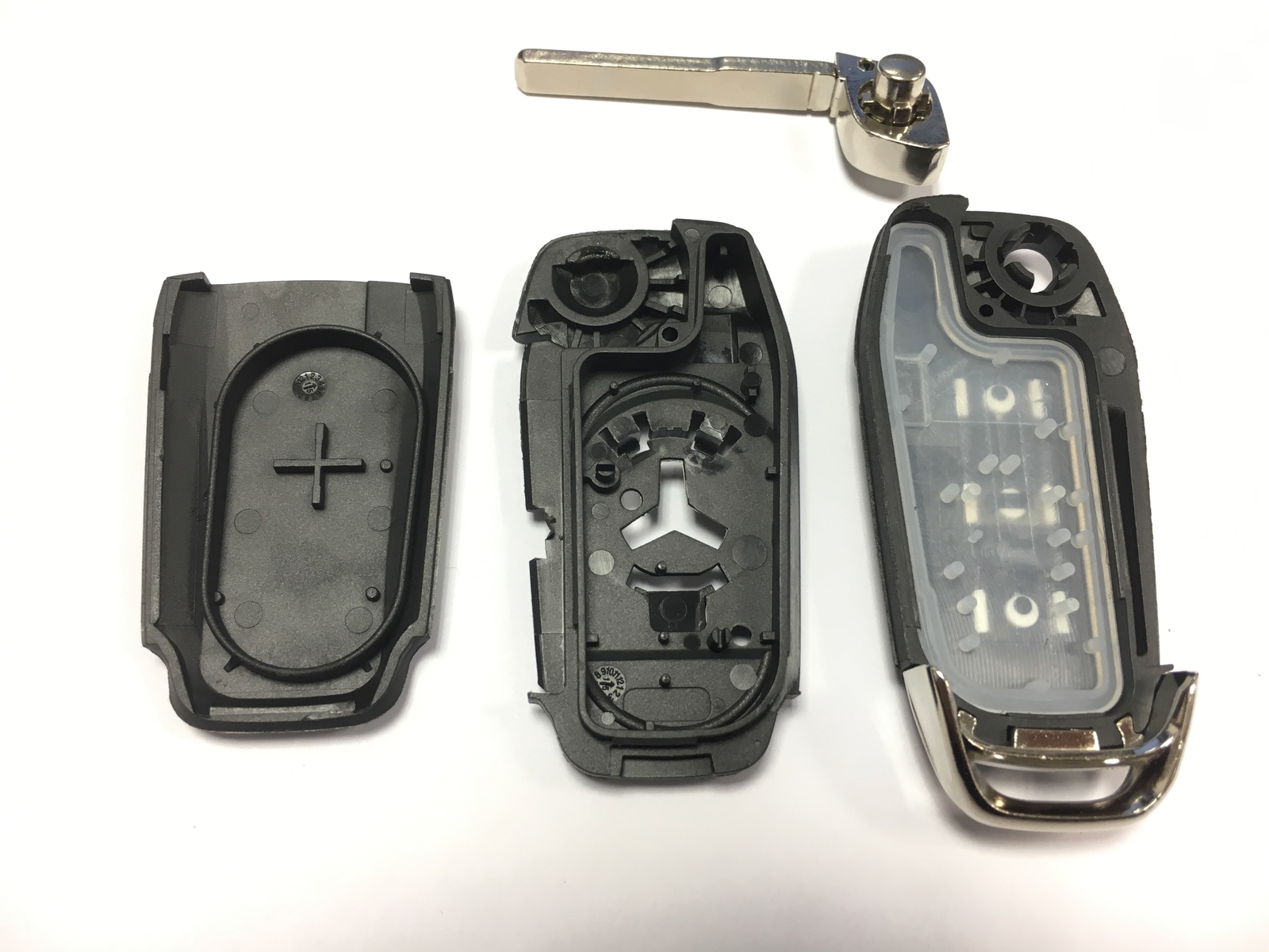 RFC 3 button flip key case for Ford Mondeo MK5 remote 2015 - 2021 Zetec ...