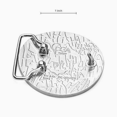 DC Comic Joker Batman Dark Knight Villain Metal Belt Buckle Silver Tone ...