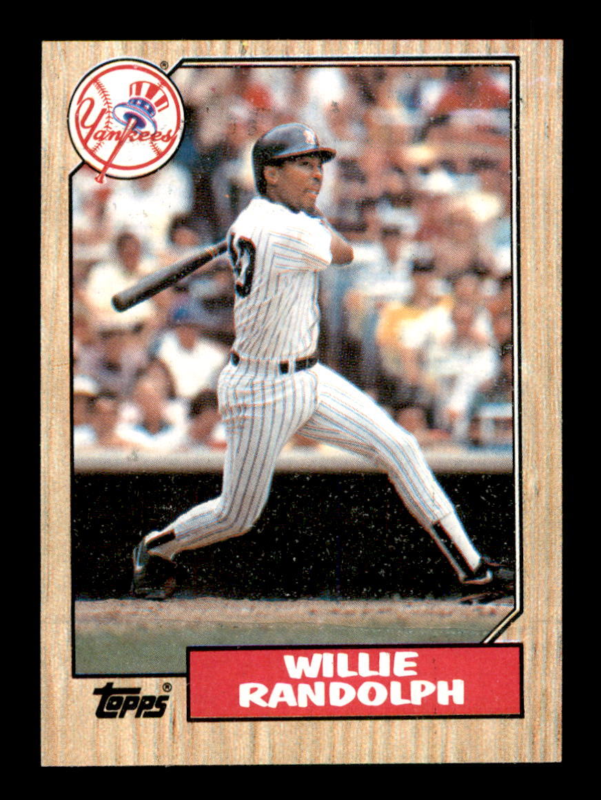 1987 Baseball Topps Willie Randolph New York Yankees #701 2 | eBay