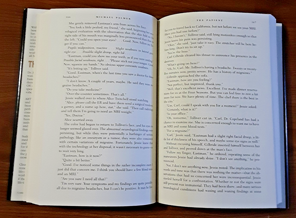 Michael Palmer Hardcover Lot of 2 The Patient + Miracle Cure (Medical ...