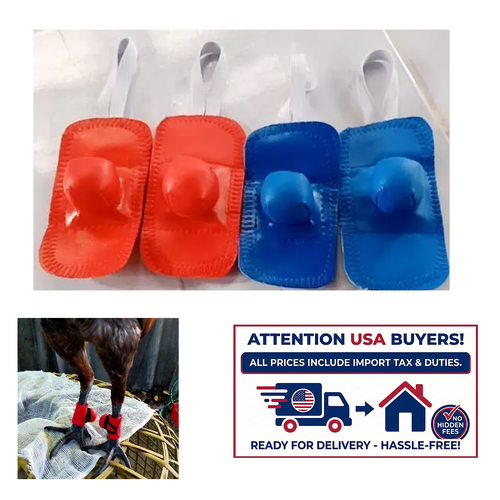 Chicken Rooster Spur Leg Rubber Safety Guard Flexible Protection Red ...