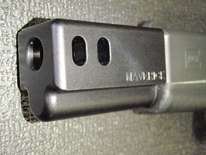 Discontinued Range18 Glock Compensator 9mm LHT 13.5x1 thread G17 G17L ...