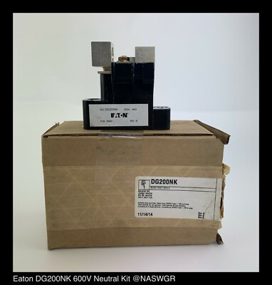 Eaton DG200NK Safety Switch Neutral Kit - 200 Amp - Unused | eBay