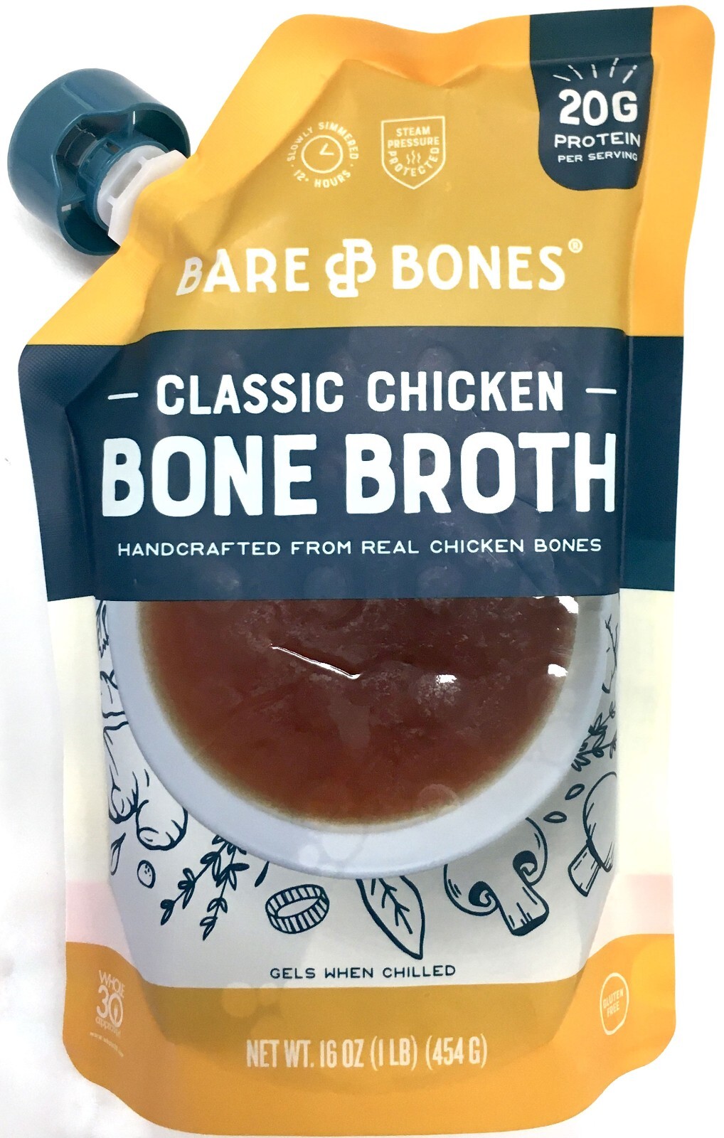 Bare Bones Broth Instant Bone Broth Stick Chicken Thrive Market bare-bones-broth-instant-bone-broth-stick-chicken-thrive-market