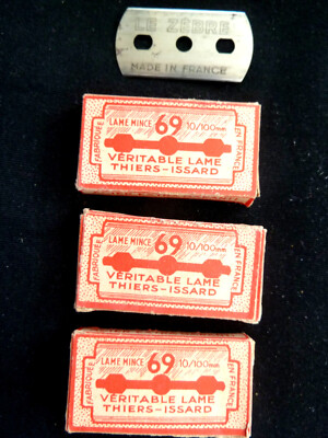 15 Lames Rasoir - veritables lames THIERS - ISSARD - Neuves - anciennes ...