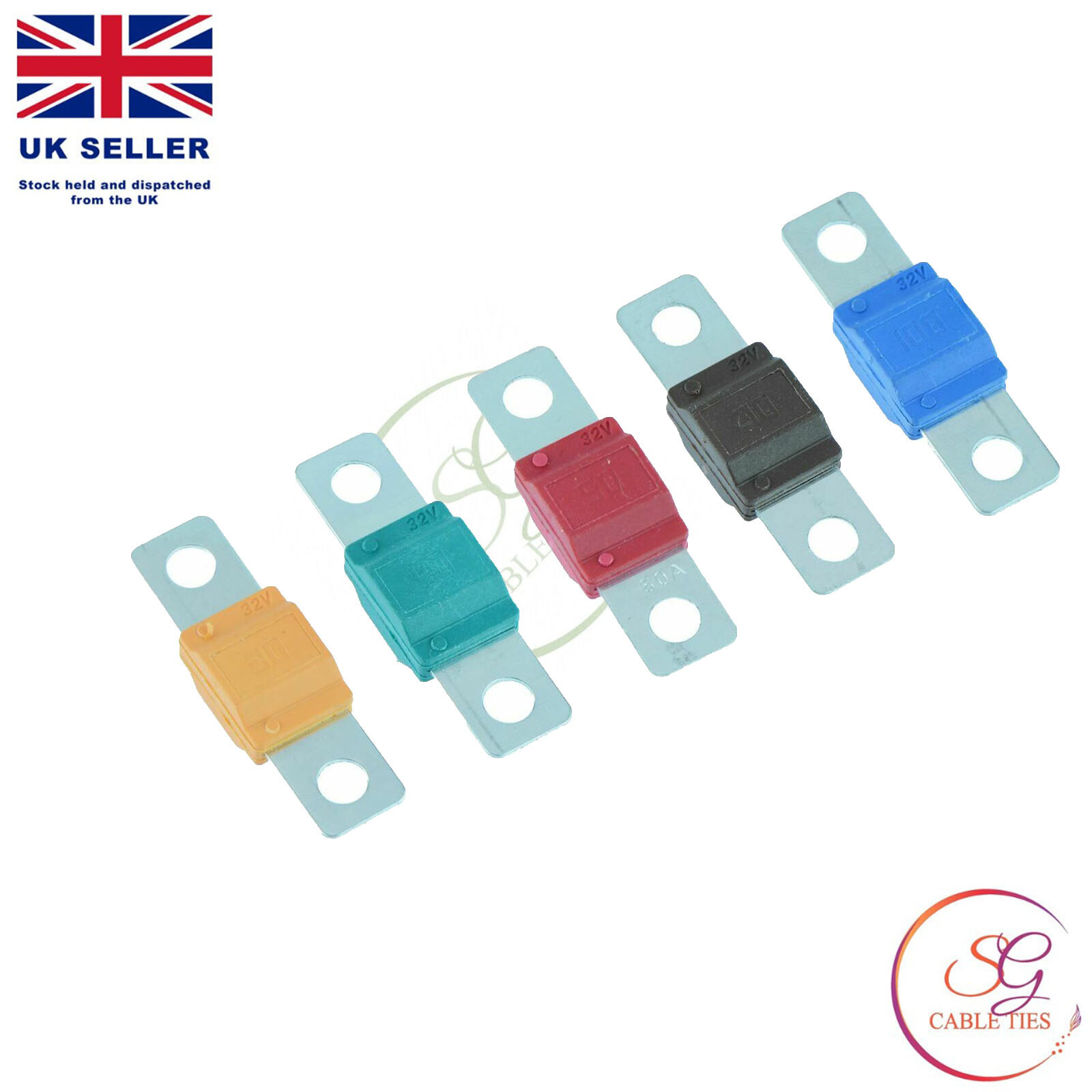 10X Mix Amp Midi / Strip Link Fuse Car Auto Heavy Duty High Current ...