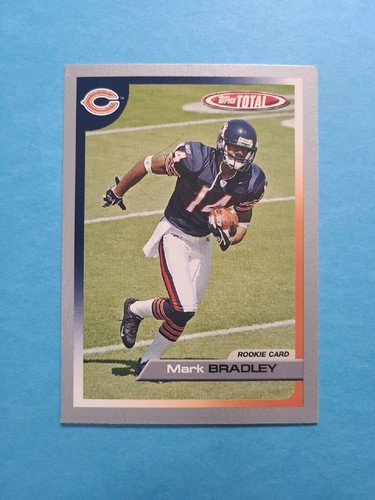 MARK BRADLEY 2005 TOPPS TOTAL SILVER RC ROOKIE FOOTBALL CARD # 511 ...