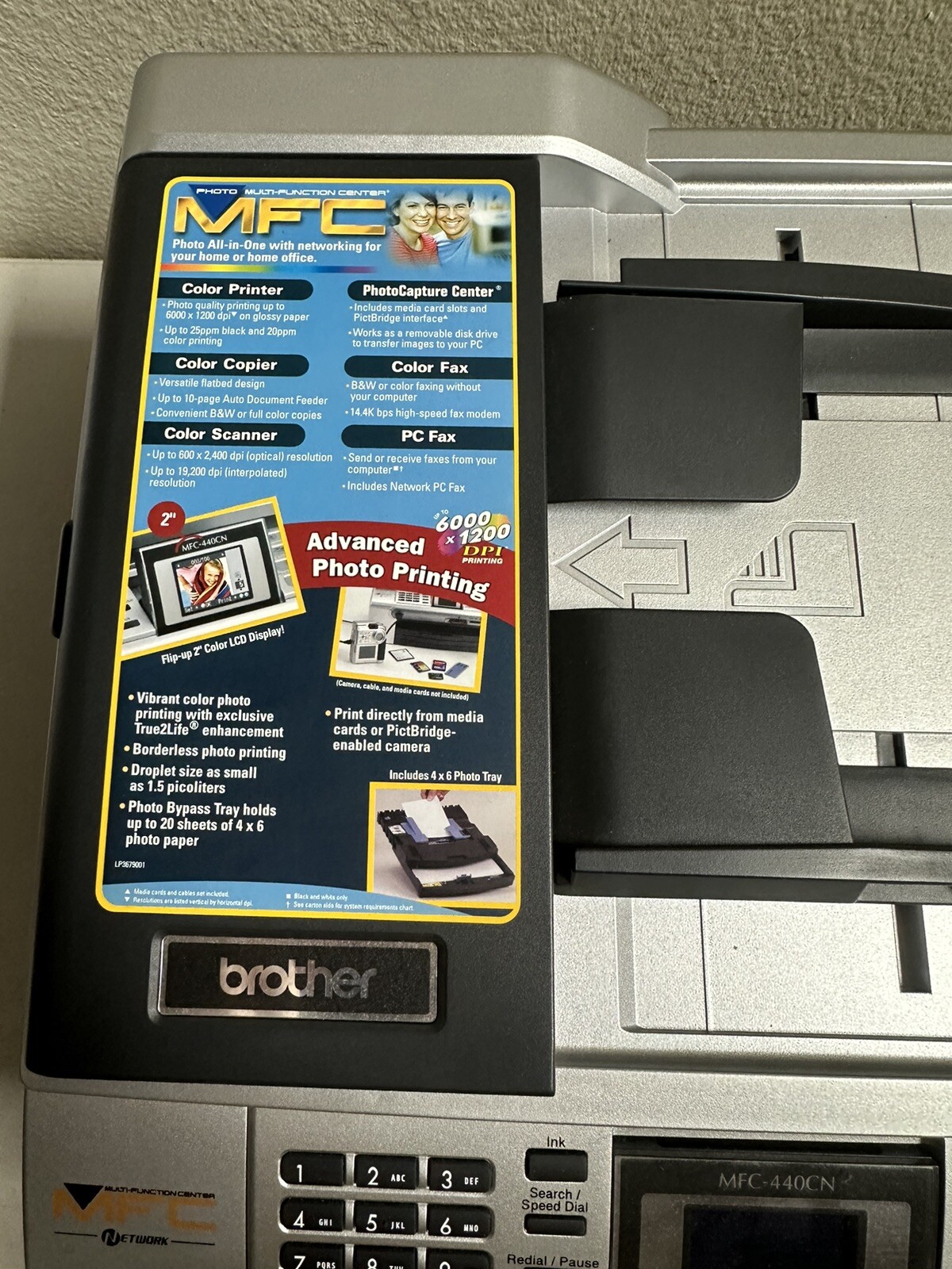 Brother MFC-440CN All-In-One Inkjet Printer for sale online | eBay