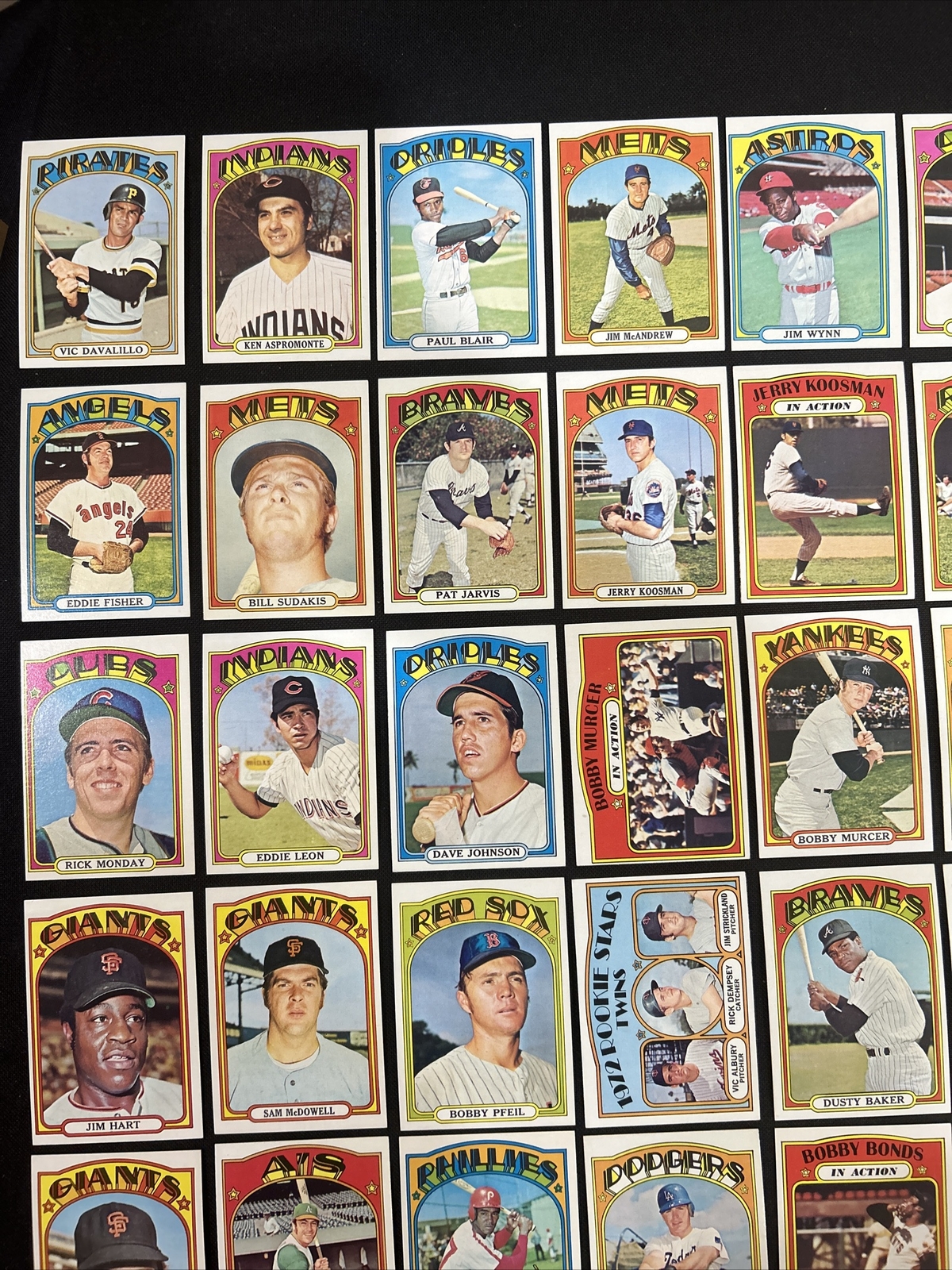 1972 TOPPS BASEBALL COMPLETE SET 787 Cards NM-MT / MINT SHARP Beautiful ...