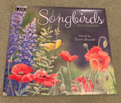 2023 Lang Songbirds deluxe wall calendar in protective envelope | eBay