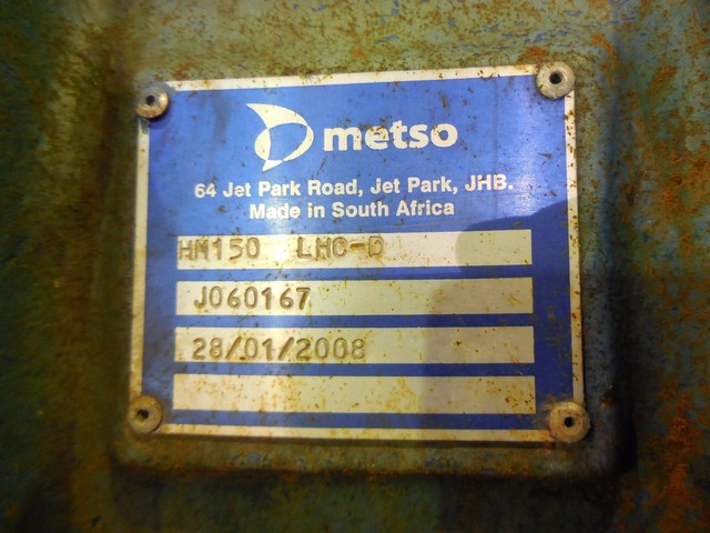 Rx-3633 Metso Hm150 Lhc-d 6" X 4" Slurry Pump W/ 25hp Motor and Frame ...