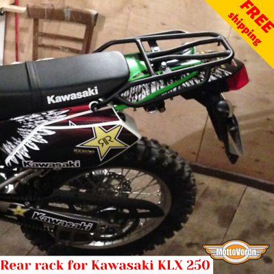 For Kawasaki KLX250 rear rack KLX250S rear luggage rack KLX 250 SF D ...