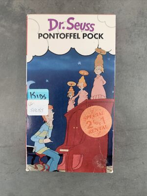 Dr. Seuss Pontoffel Pock & His Magic Piano Children's (VHS 1989 ...