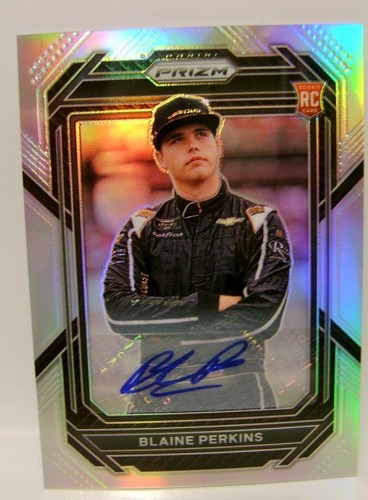BLAINE PERKINS RC AUTO AUTOGRAPH PRIZM PANINI NASCAR RACING 2023 | eBay