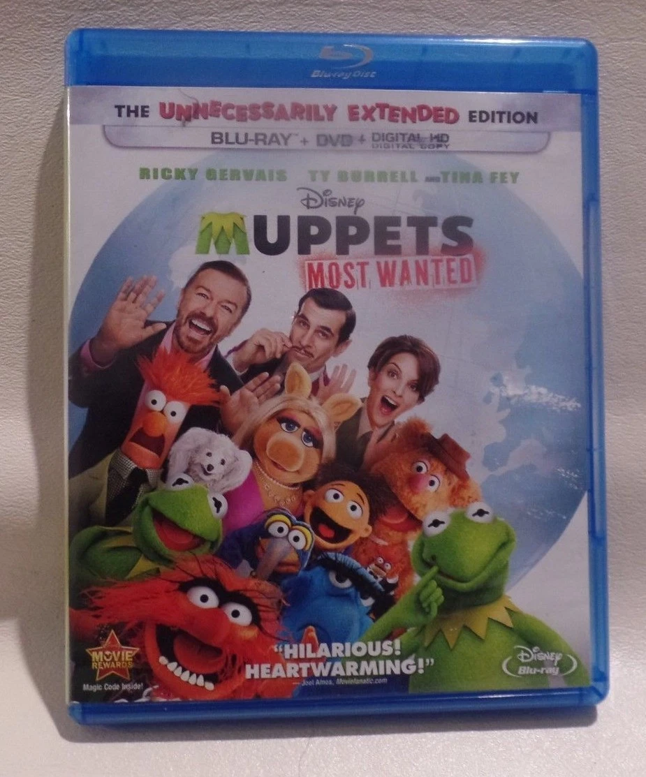 Muppets Most Wanted Blu Ray Cover