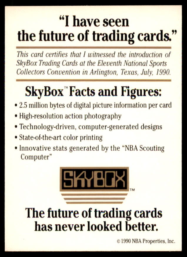 SkyBox Logo/Distributed 1990 National Convention 1990-91 SkyBox ...
