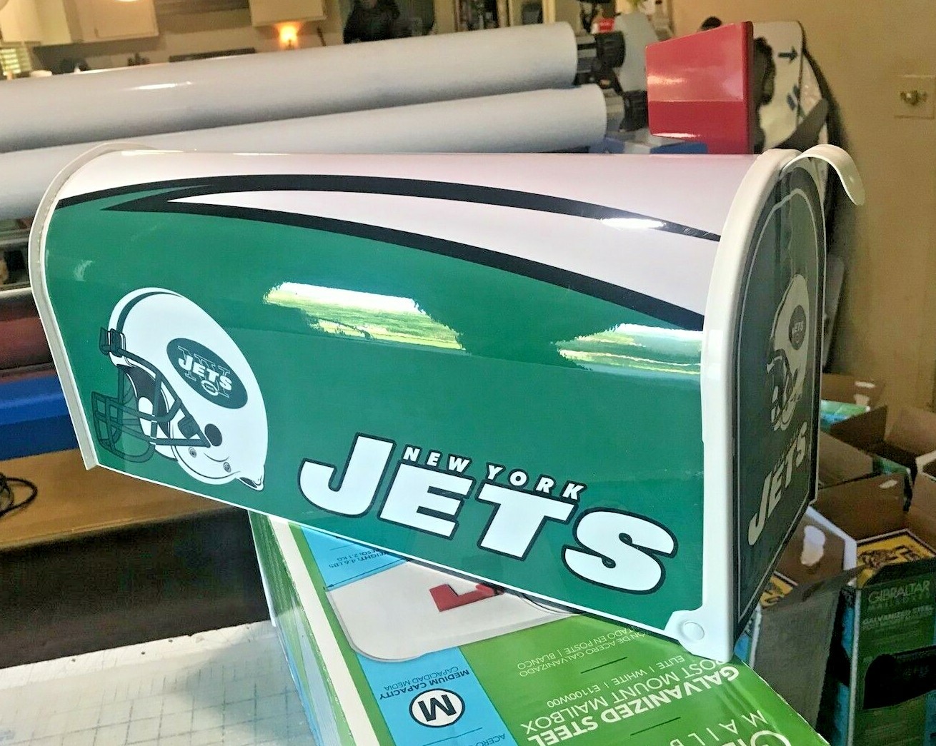 NEW YORK JETS MAiLBOX jersey hats | eBay