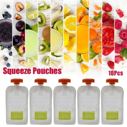 Complementary Food Kitchen Dispenser Squeeze Pouches Pouch Bag Food ...