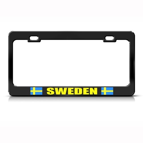 SVERIGE SWEDEN COUNTRY Metal License Plate Frame Tag Holder | eBay