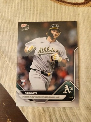 Nick Kurtz - 2025 Topps NOW Card #464 (RC) First Rookie 4-Homerun Game ...