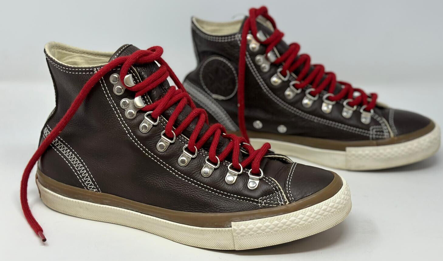 Converse All Star Chuck Taylor Shoes Brown Leather Adult Mens 7.5 ...