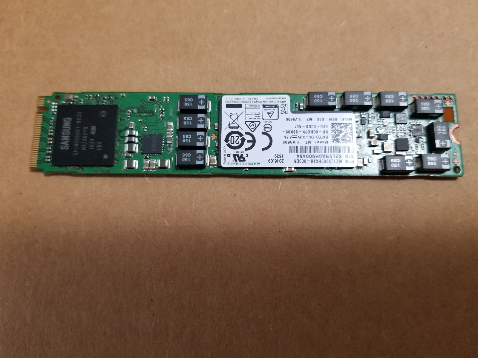 Genuine 960GB Samsung PM953 M.2 PCIe Gen3 x4 Dell Enterprise SSD | eBay