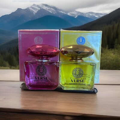 Womens Verse Perfume Lot Of 2 Bottles Verse Pink Crystal / Verse Golden ...